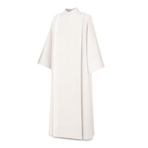 Front Wrap Clergy Alb | Light Weight | Pure White – Laurence Church ...